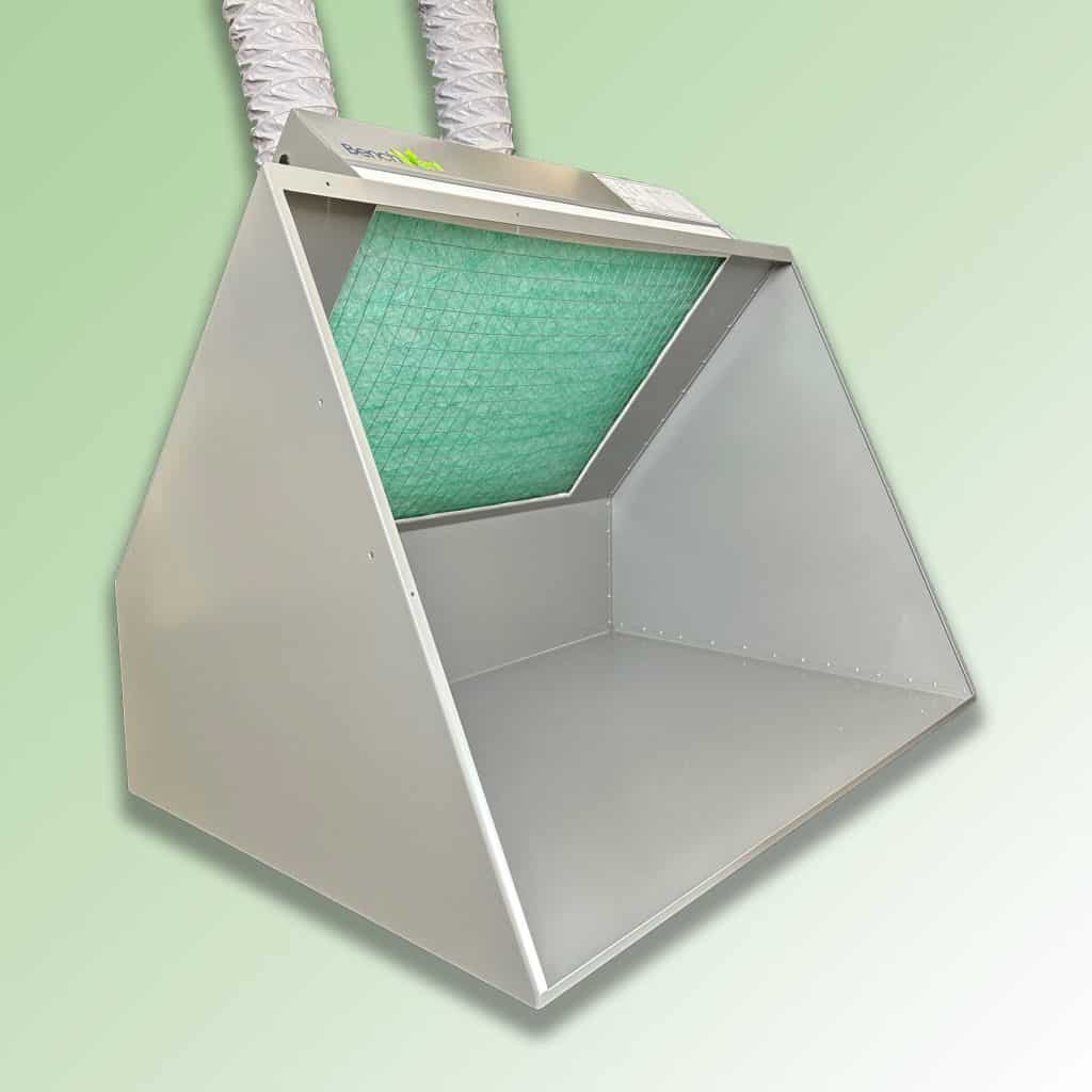 BV930H-D - Hood Mounted Ducted LEV Unit with Light | Benchvent