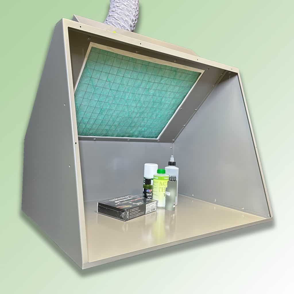 BV100H - A1 Hooded Recirculatory Spray Booth | Benchvent