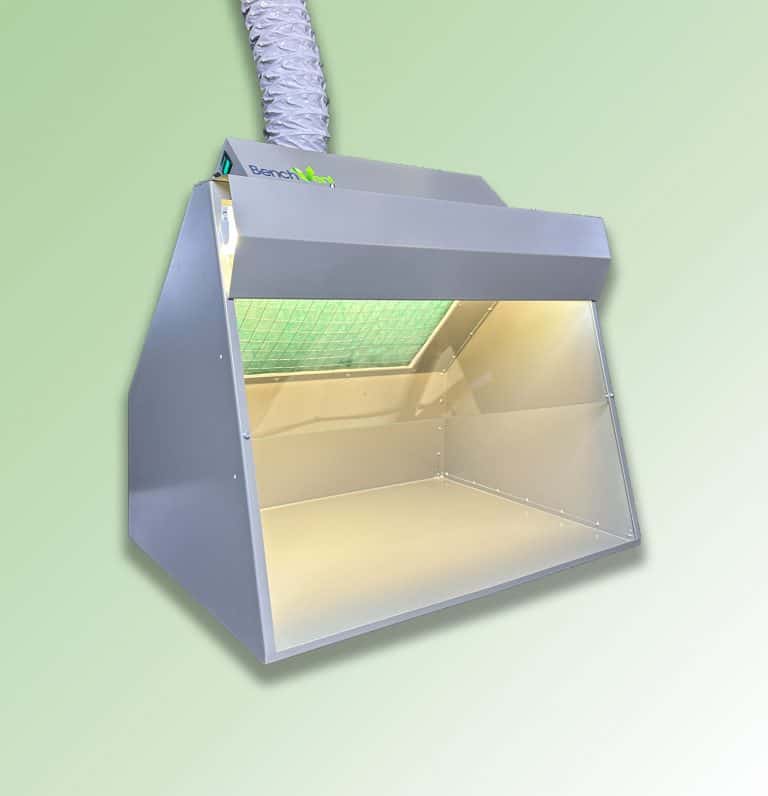 BV930H-D - Hood Mounted Ducted LEV Unit with Light | Benchvent